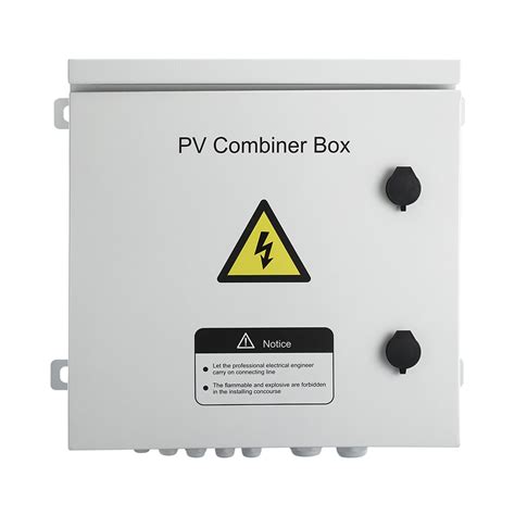 IP65 4in 1out Solar DC PV Array Metal Combiner Box With Waterproof Connector China DC Combiner