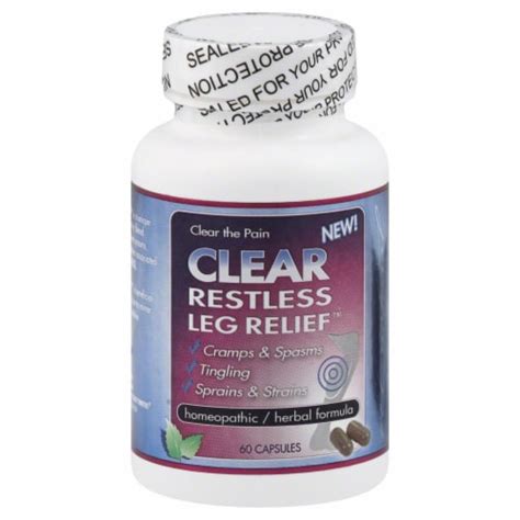 Clear Restless Leg Relief 60 Ct Smiths Food And Drug