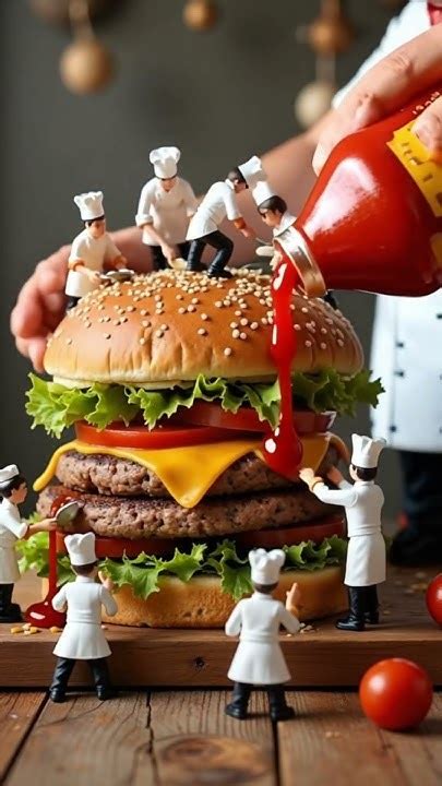 Tiny Worker Making Fast Food Youtube