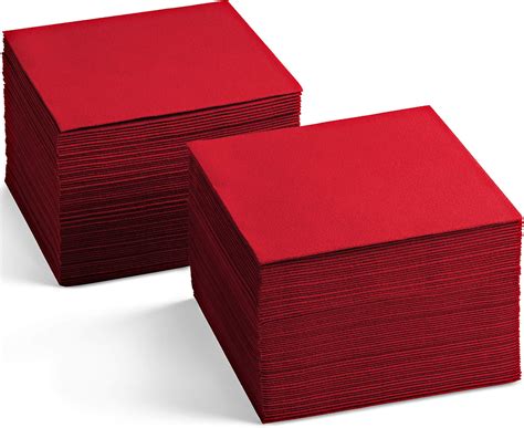 500 Pack Cocktail Napkins Paper Quality 3 Ply White