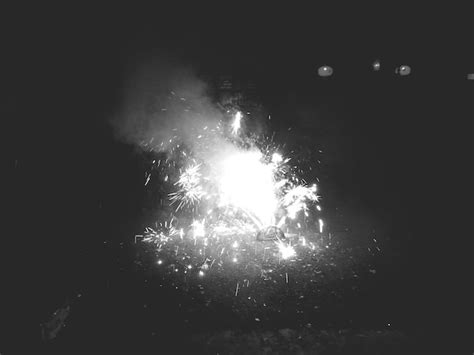 Premium Photo Firework Exploding In Dark At Night