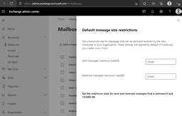 Do You Change Message Size Restrictions In Exchange Online SSW Rules