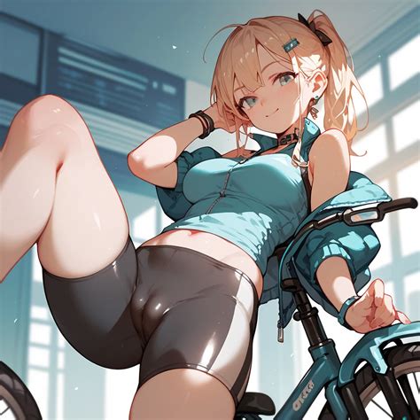 Bike Shorts Cameltoe Seaart Ai