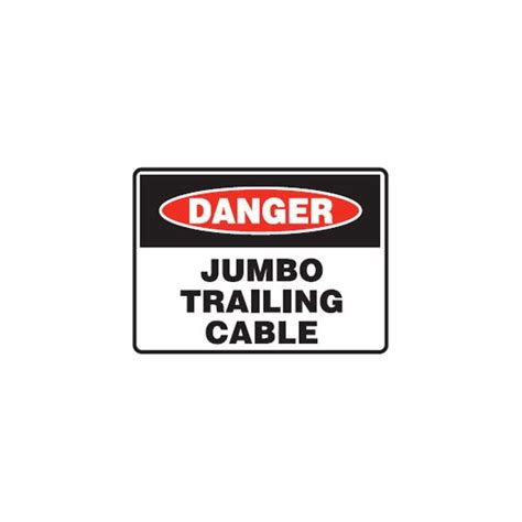 Danger Jumbo Trailing Sign
