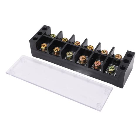 Apuakthei 100a Terminal Strip Dual Row Large Current Wire Barrier Block Terminal Strip With