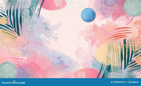 Bohemian Theme Background Graphics Stock Illustration Illustration Of