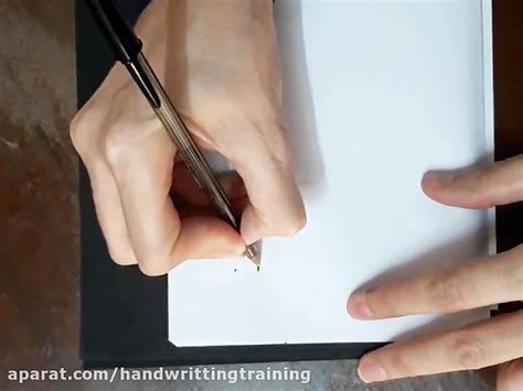 آموزش خط تحریری با خودکار