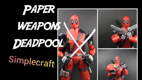 Paper Deadpool Template
