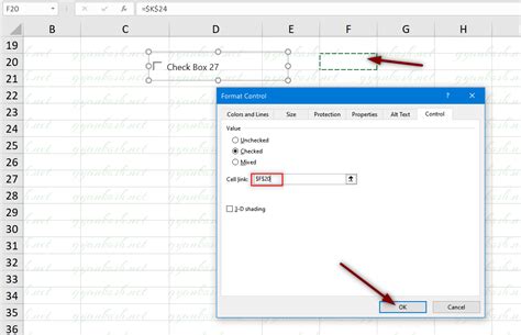 Excel Turn Cell Into Checkbox