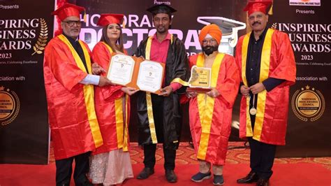 Dr Shubham Saxena Received Doctorate In Financial Management Mumbai