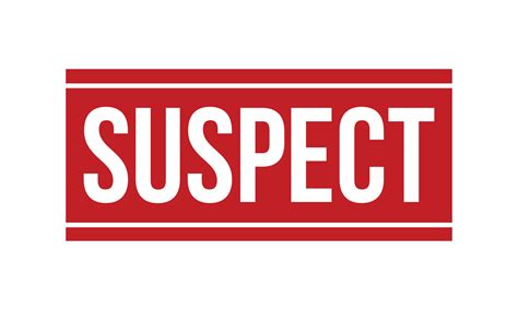 Suspect Rubber Stamp Seal Vector 23104471 Vector Art At Vecteezy