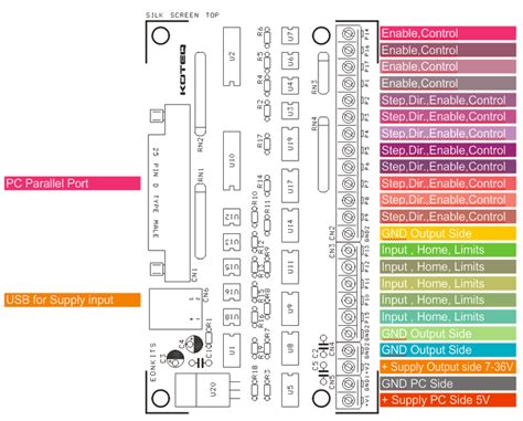 Optically Isolated Lpt Breakout Board Connections Electronics