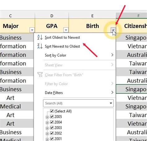 Cara Mengurutkan Data Di Dalam Microsoft Excel