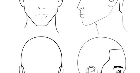 Printable Blank Head Sheets For Hairdressing Printable Templates