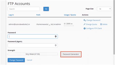 How To Change FTP Password In CPanel Server ServerCake India