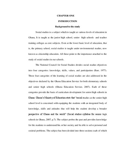 Pdf Students Attitude Towards Teaching And Learning Of Social Studies