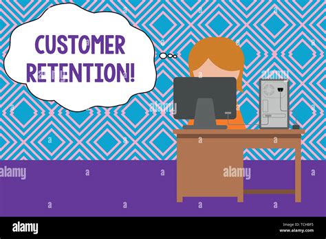 Conceptual Hand Writing Showing Customer Retention Concept Meaning Keeping Loyal Customers