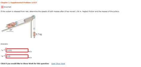 solved chapter 3 supplemental problem 3 017 incorrect if