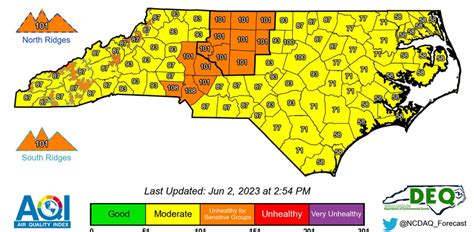 Radon Map Of North Carolina