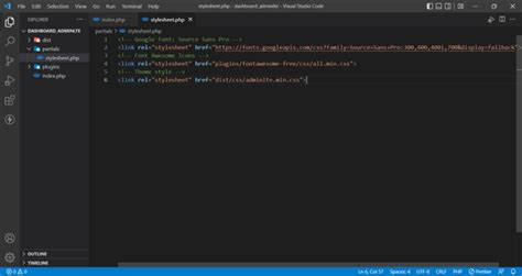 menerapkan dashboard adminlte 3 pada php part 1 blog rumah coding
