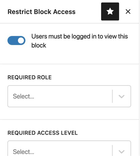 restrict wordpress content in gutenberg blocks