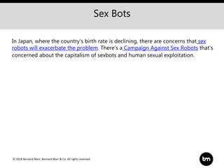How Robots IoT And Artificial Intelligence Are Changing How Humans Have Sex PPTX