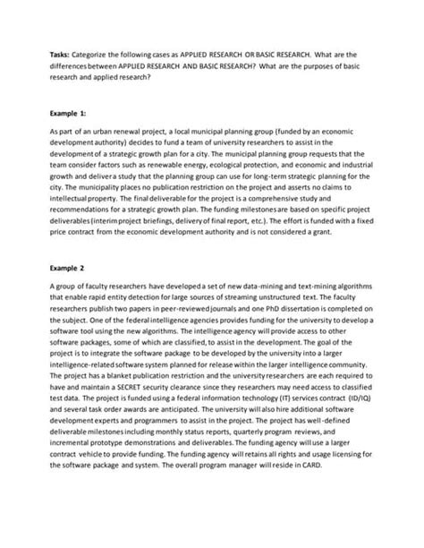 3activity 2 Differentiating Between Applied Research And Basic