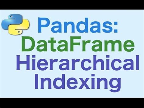 Pandas And Hierarchical Indexing ARC