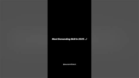 Most Demanding Skill In 2025 Skills Developer Programmer Coding