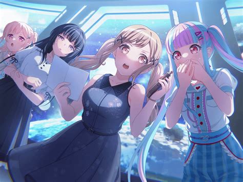Safebooru 4girls Bang Dream Blonde Hair Blush Dress Hiromachi Nanami