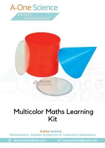 A One Science 2d Shape Maths Kit At ₹ 300set In Kakar Majra Id