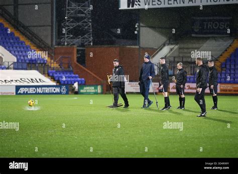 Birkenhead Uk 11th November 2025 Referee Declan Brown Performs A