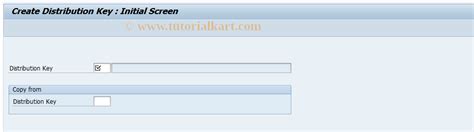 GP SAP Tcode Create Distribution Key