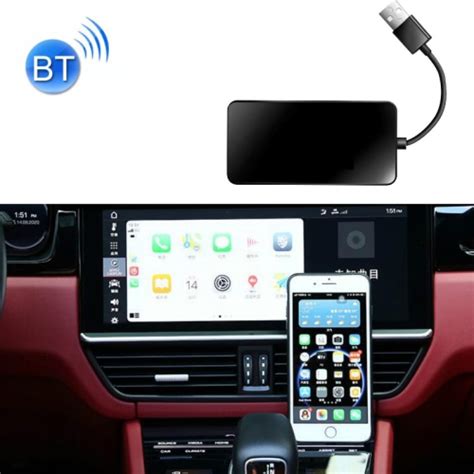 Mobile Phone Bluetooth Connection Car Navigation Carplay Box Wired To Wireless For Iphone