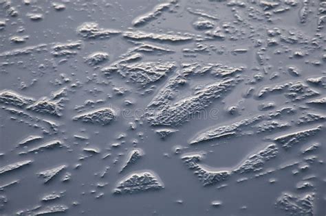 Angular Patterns In Frozen Ice Stock Photo Image Of Rough Light
