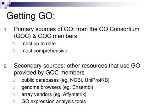 Ppt Exploring Go Annotation For Your Data Quickgo And Amigo Browsers Powerpoint Presentation