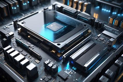 Premium Ai Image Cpu Socket On The Motherboard Toned Image