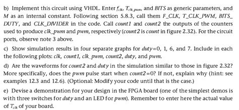 solved exercise 13 17 pulse width modulator pwm pwms were