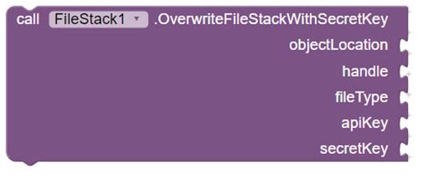 FileStack Extension Extensions MIT App Inventor Community