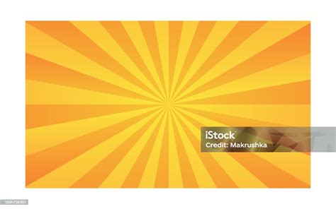 선버스트 노란색 벽지 줄무늬 광선 광선 오렌지 그라데이션의 반짝이는 패턴 선레이 추상 벽지 추상 복고풍 햇빛 햇빛 물결 모양의 수평 선 벡터 Eps 10 권위에 대한 스톡