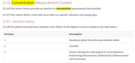 [1 3] concentration measurement xml has to be updated as per spec