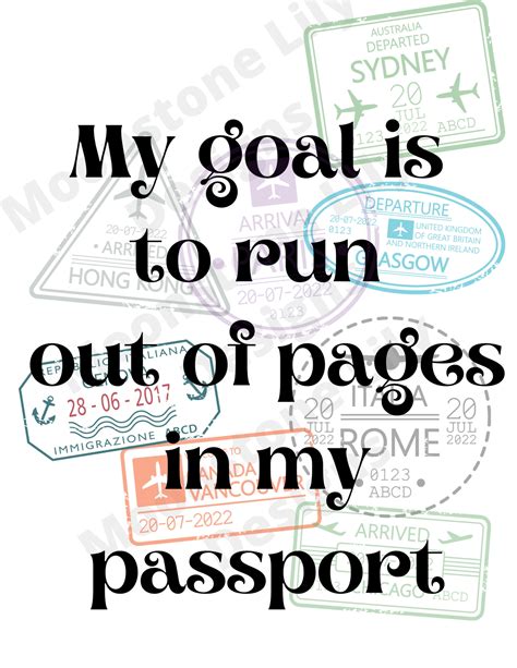 Travel Svg Passport Svg Passport Stamp Svg Digital Download