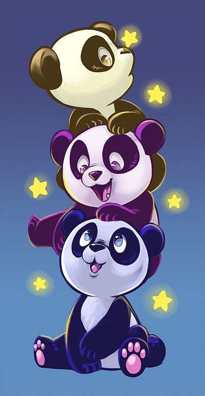 Panda Stack By Fluro Knife On Deviantart Panda Art Cute Panda Wallpaper Panda Bears Wallpaper