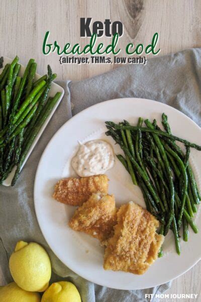 Keto Air Fryer Breaded Cod Fit Mom Journey