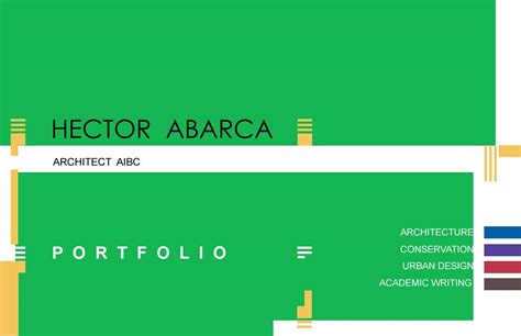 Hector Abarca Architecture Professional Portfolio 2017 By Hector Abarca