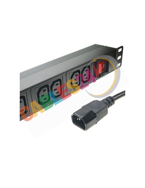 Rack PDU 1U 19 10 X IEC 320 C13 Socket IEC C14 Plug Input And Switch