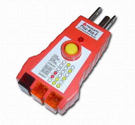 TRIPLETT TRIPLETT MODEL PLUG BUG GFCI RECEPTABLE WIRING PROBLEMS TESTER INSTR Service Manual