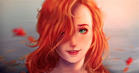 Картинки рыжая девушка 39 фото