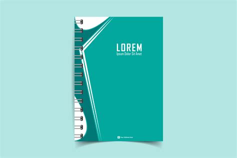 Notepad Cover Template Vector Graphic By Ju Design Creative Fabrica