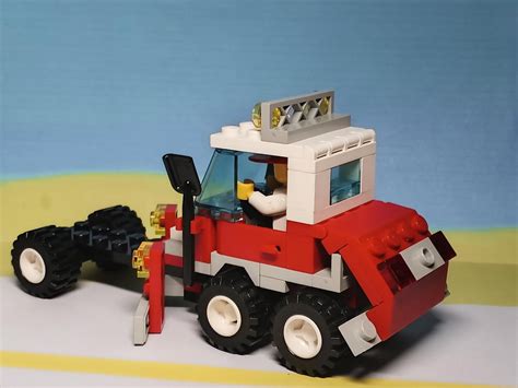 Lego Moc 6668 Grader By Ziqing Rebrickable Build With Lego